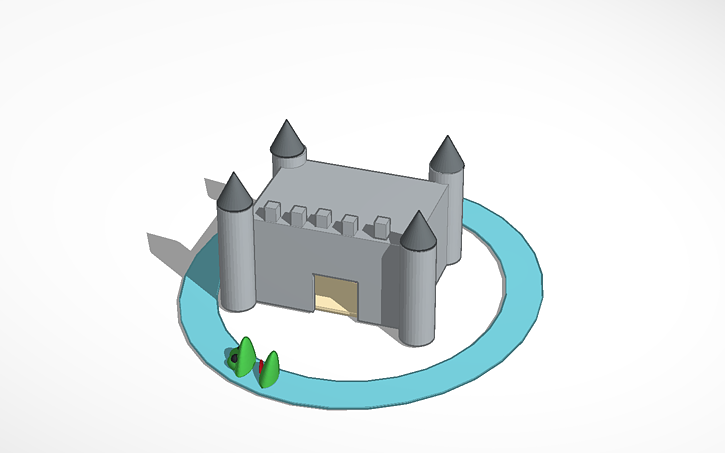 3D design castle | Tinkercad