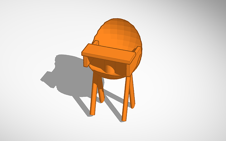 3D design chair - Tinkercad