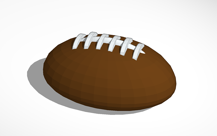 3D design Football - Tinkercad