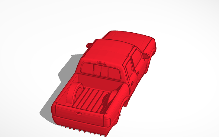 3D design ford ranger doble cabina - Tinkercad
