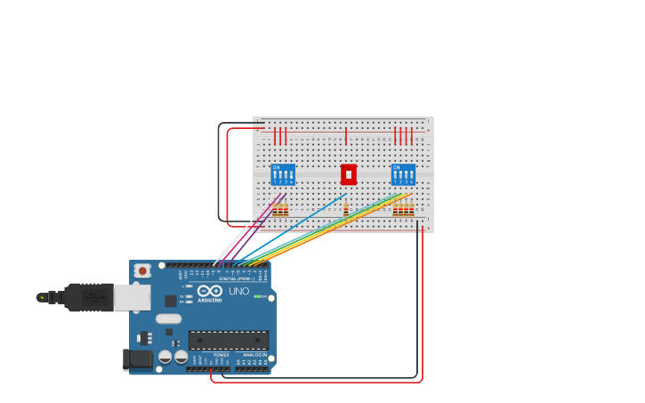 Circuit design Comp Arch Act 1 | Tinkercad