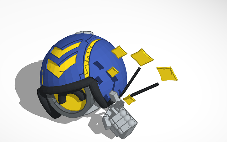 3D design Stu "Special" Pin(Brawl Stars) - Tinkercad