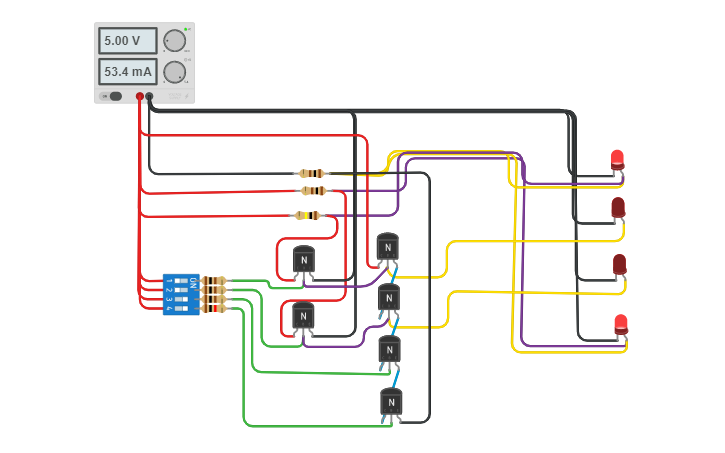 Circuit Design Circuit électrique De La Carte 4 Projet Strongbox 3000 Tinkercad