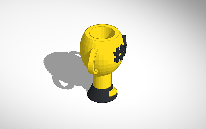 3D design Trophy - Tinkercad