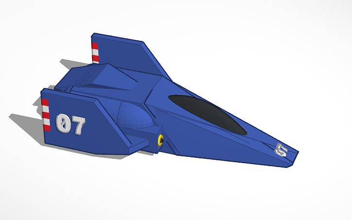 3D design Copy of Copy of Blue Falcon | Tinkercad