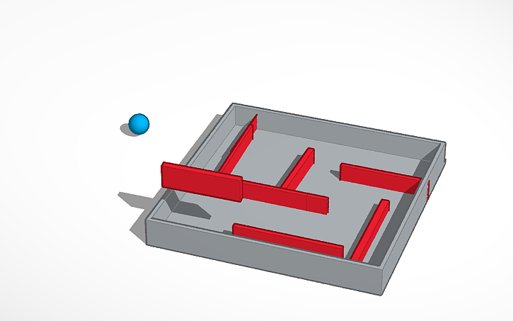 3D design Ball Maze template | Tinkercad