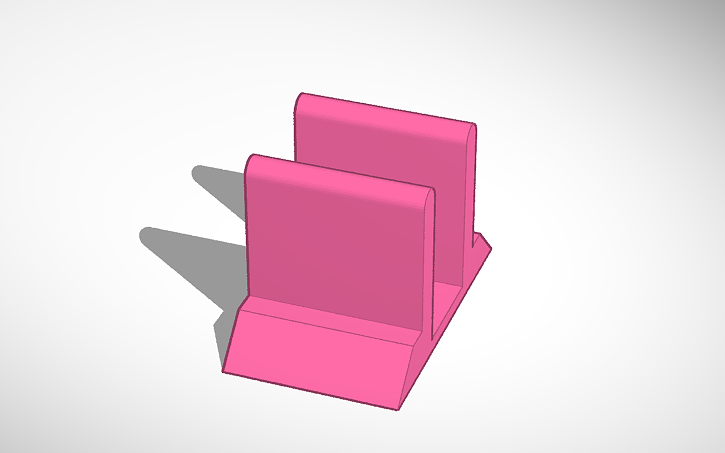 3D design laptop stand vertical 33mm - Tinkercad
