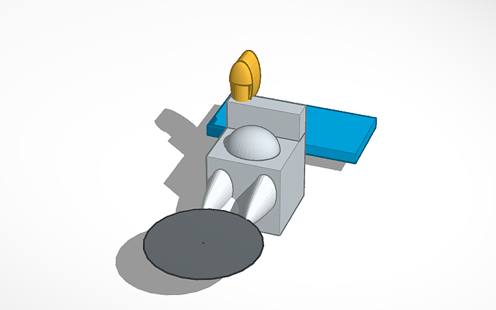 3D design Mars orbiter - Tinkercad