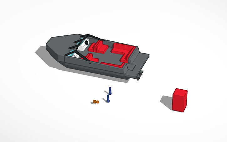 3D design Boat - Tinkercad