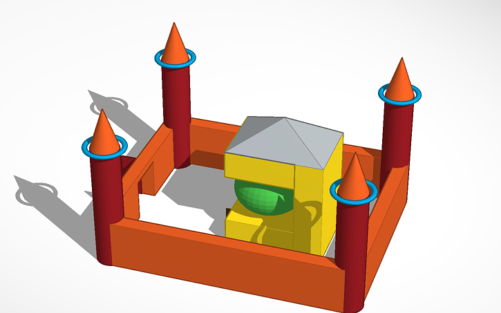 3D design the amazing castle | Tinkercad