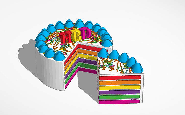 3D design ACTIVITY #7 CAKE - Tinkercad