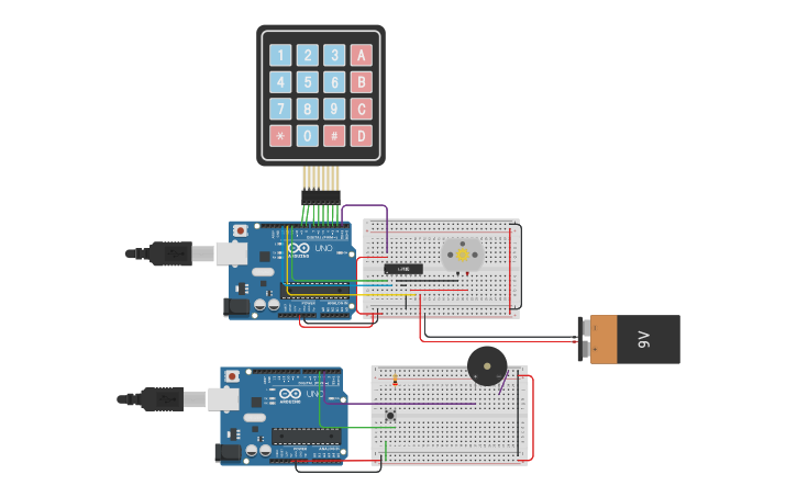 Circuit Design Food Transport Tinkercad
