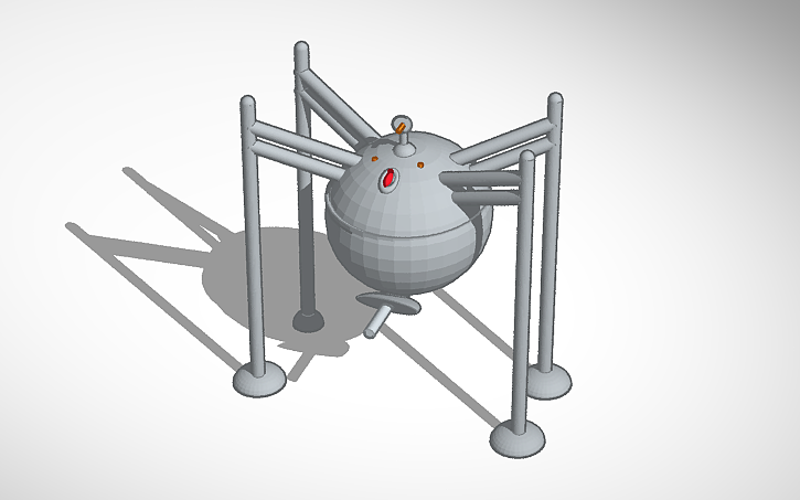 3D design Homing Spider Droid - Tinkercad