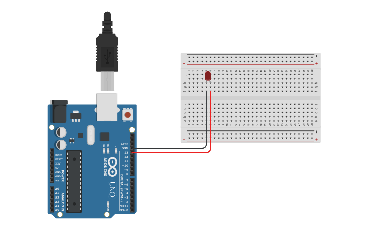 Circuit design Simple Sample 2 | Tinkercad