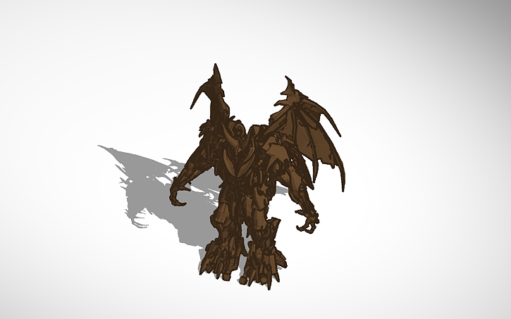 3D design Finalized Monotone Custom Film Unicron CG Mesh - Tinkercad