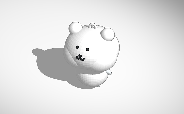 3D design nongdamgom bear - Tinkercad