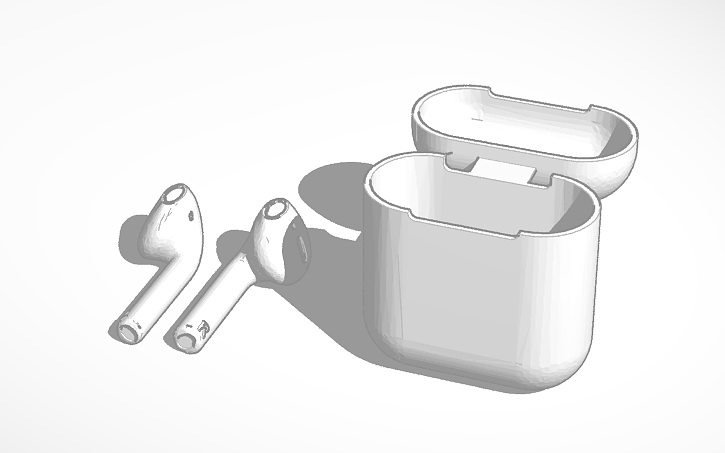 3D design airpods - Tinkercad