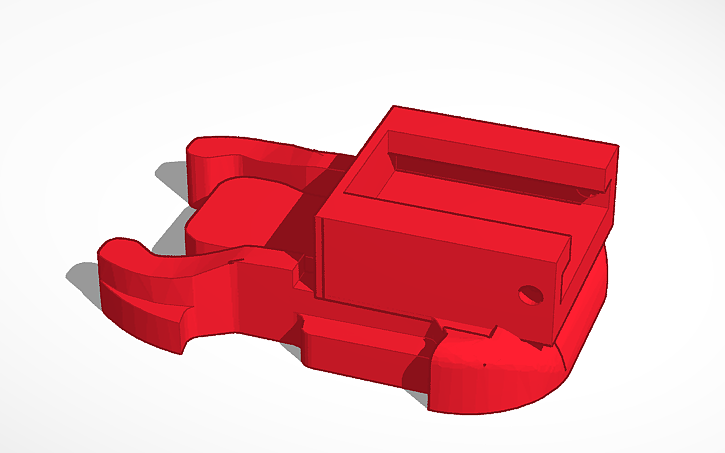 3D design GoPro Mount for LED - Tinkercad