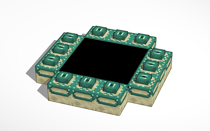 3D design End Portal - Tinkercad