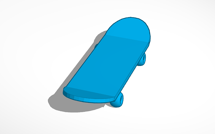 3D design Skateboard - Tinkercad