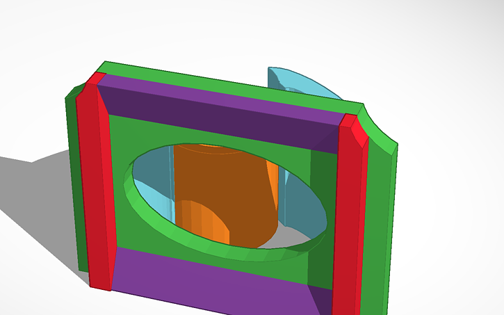 3D design Camera Microscope Adapter - Tinkercad