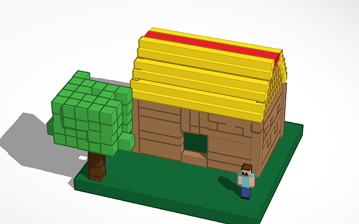 3D design MINECRAFT | Tinkercad