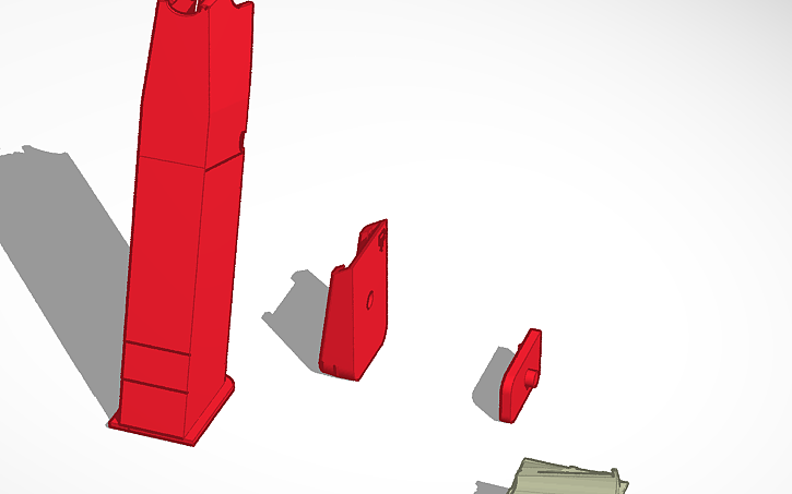 3D design Canik Magazine WIP - Tinkercad