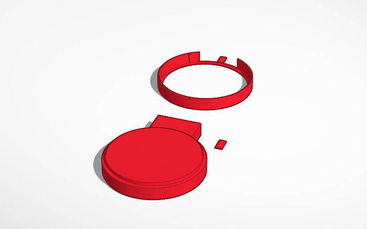 3D design Hollow Clock Bezel - Tinkercad