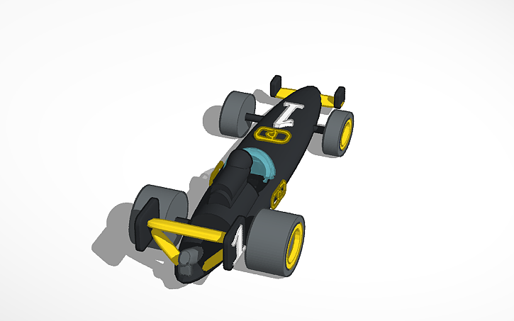 3D design F1 car - Tinkercad