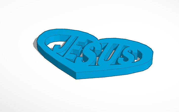 3D design JESUS - Tinkercad