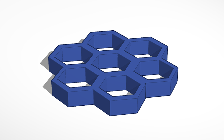 3D design HoneyComb - Tinkercad