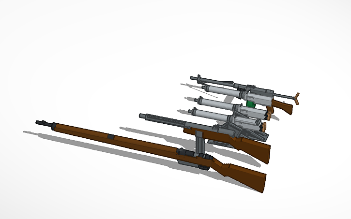 3D design Empire weapons - Tinkercad