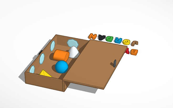 3D design Storage Box - Tinkercad