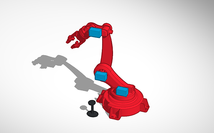 3d Design Copy Of Robotic Arm Tinkercad