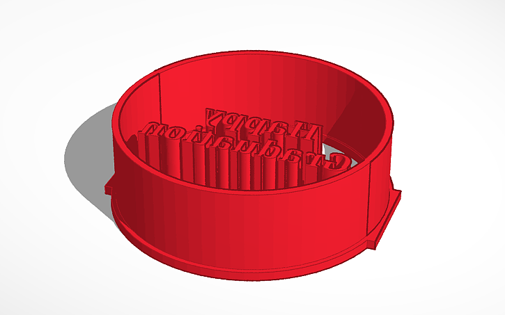 3d Design Happy Graduation Tinkercad