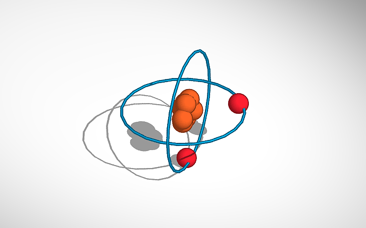 3d Design Atom Tinkercad