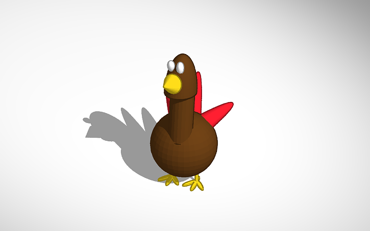 3D design turkey | Tinkercad