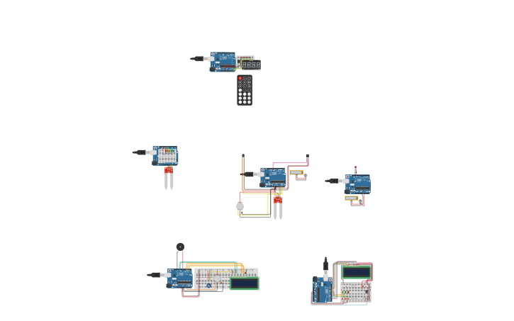 Circuit design FarmVision (Hack Hive) - Tinkercad