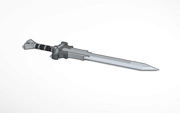 3D design shadow of war urfael sword | Tinkercad