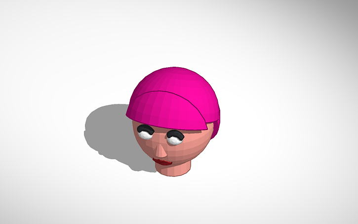 3D design Face - Tinkercad