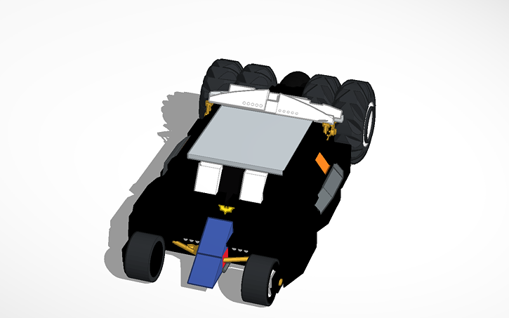 3D design The Batman car (DC) - Tinkercad