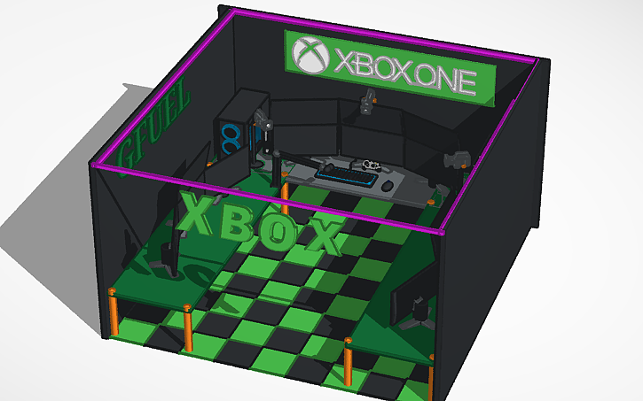 3D design Gaming room - Tinkercad