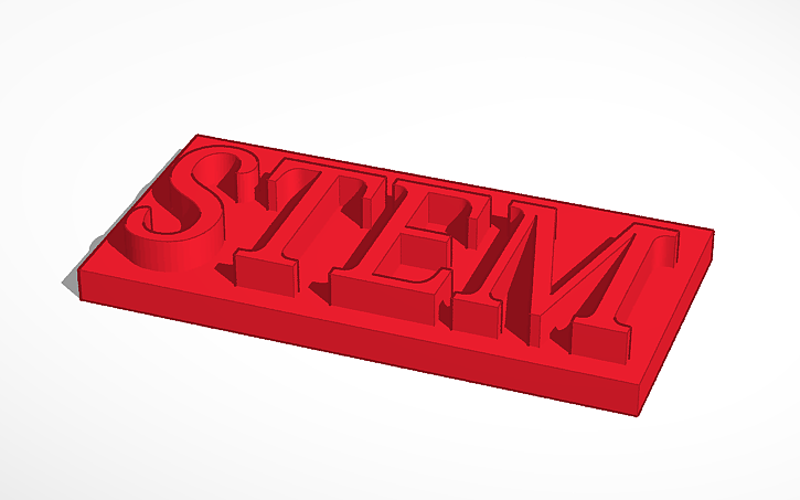 3D design STEM Keychain | Tinkercad