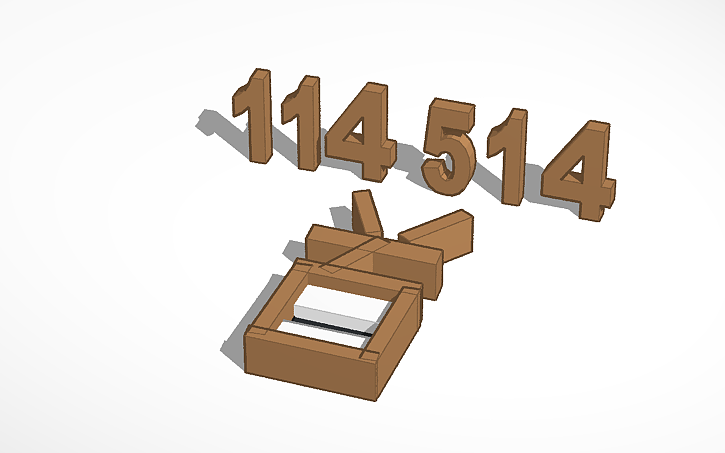 3D design 114514 | Tinkercad