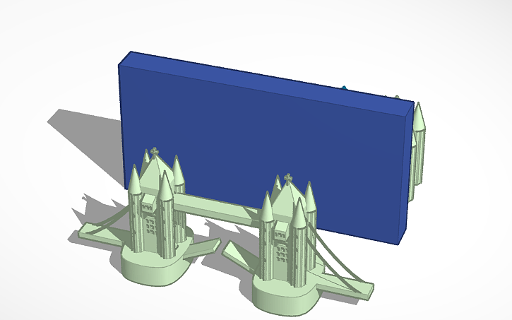 3D design Tower Bridge - Tinkercad