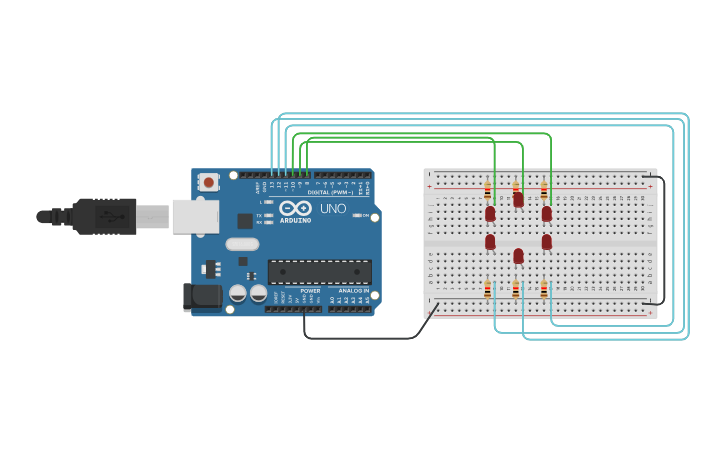 Circuit design EJERCICIO 3A - T1 - Tinkercad