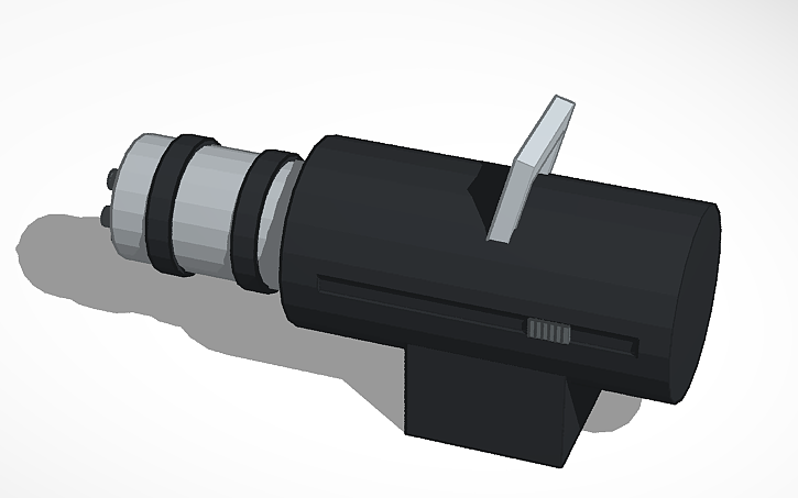 3D design MINIGUN - Tinkercad