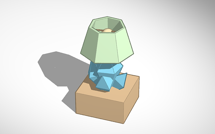 3D design Crystal Lamp - Tinkercad
