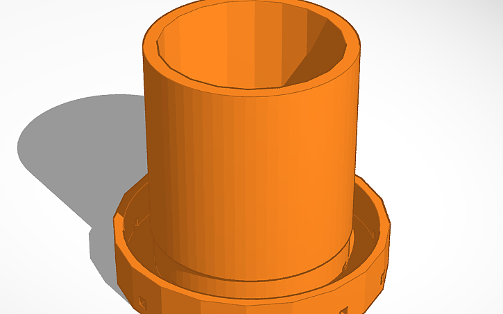 3D design Rotary Cover - Tinkercad