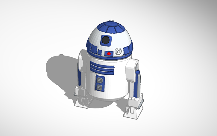 3D design R2D2 | Tinkercad